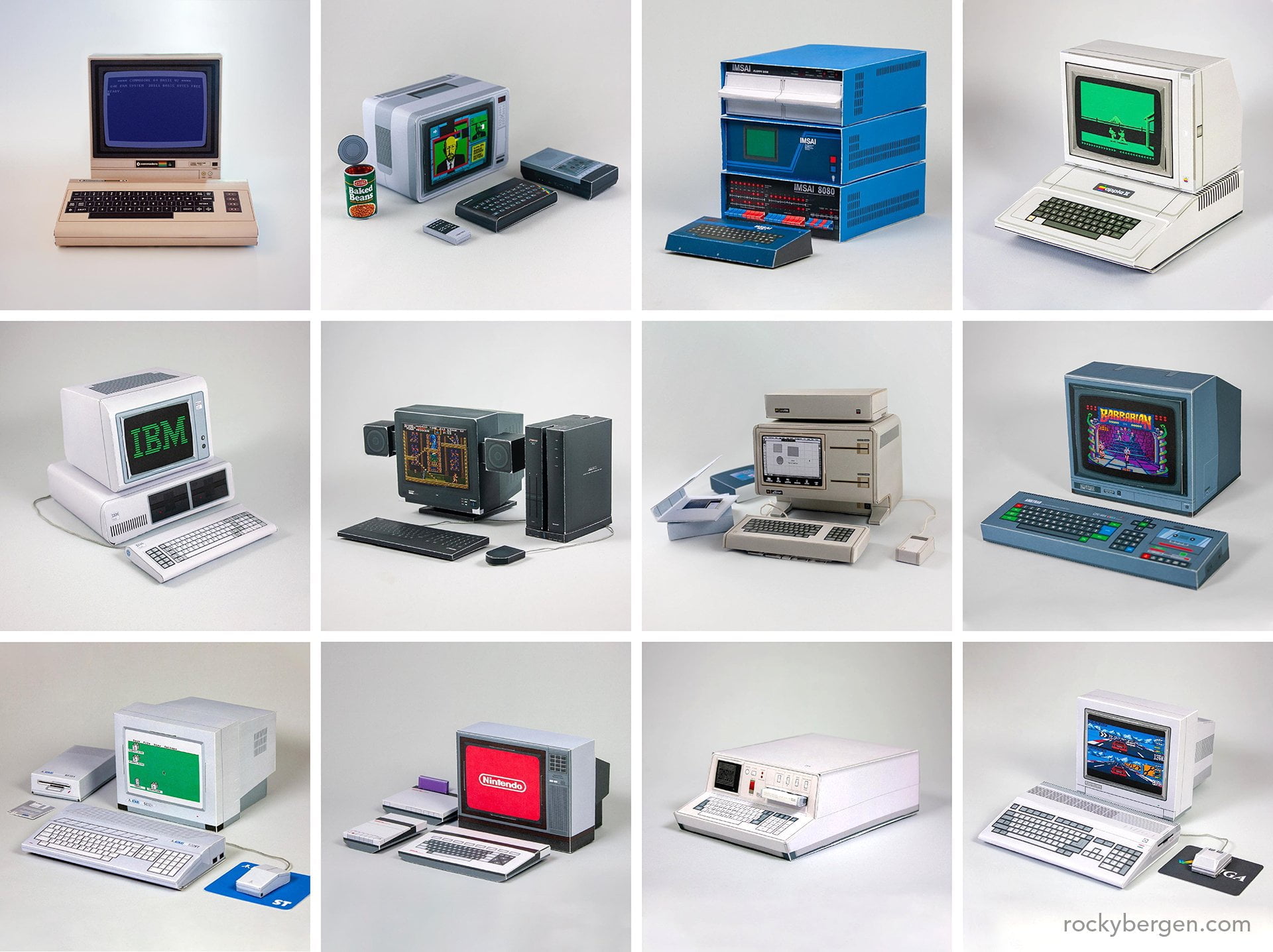 Papercraft: Retro-Computer aus Papier selbst basteln - techkrams.de