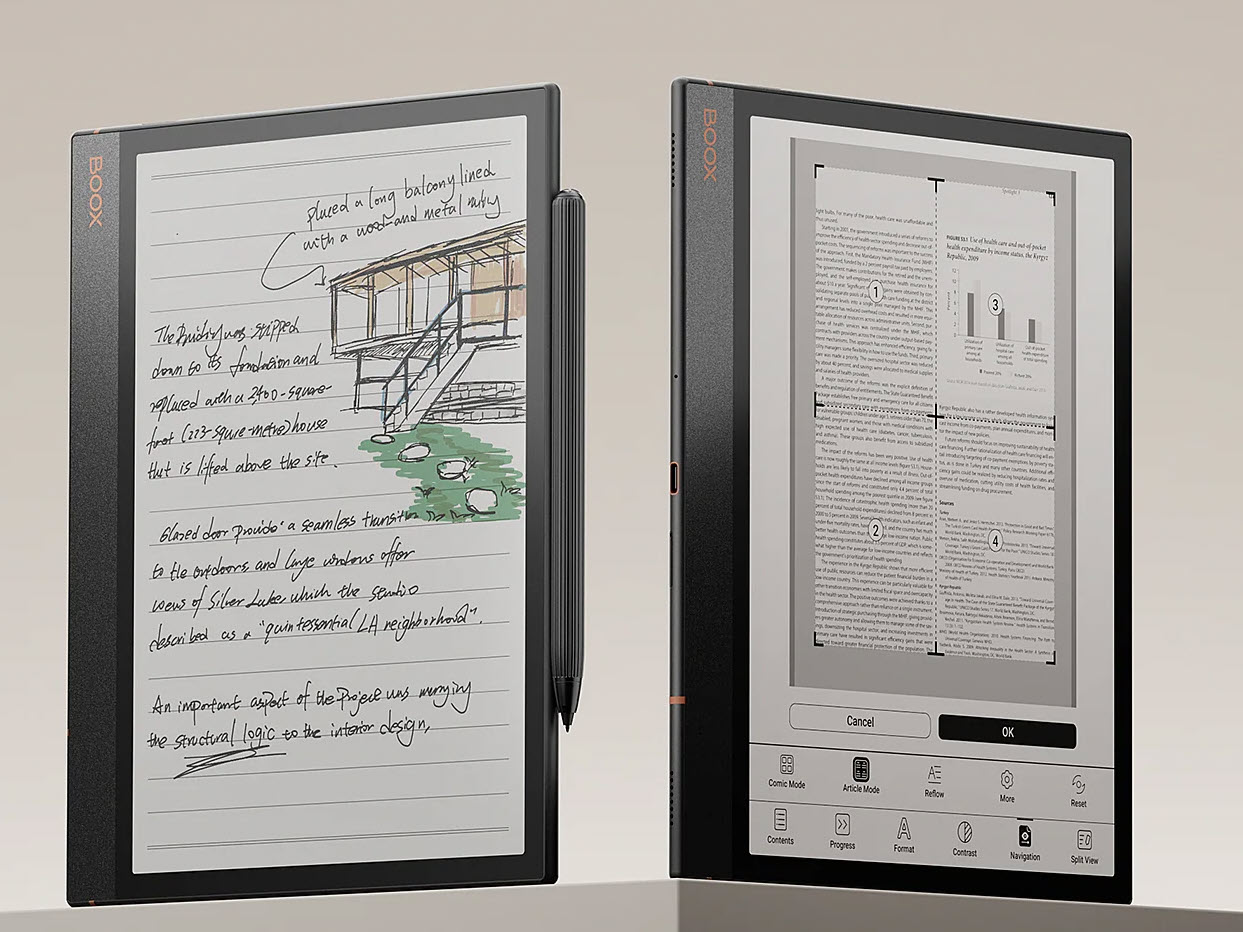 Notizbuch digital: BOOX Tablets Note Air3 und Note Air3 C